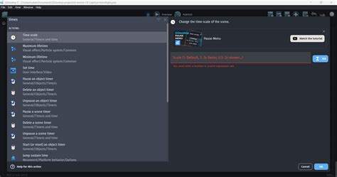 SOLVED Is There A Way To Freeze A Scene How Do I GDevelop Forum