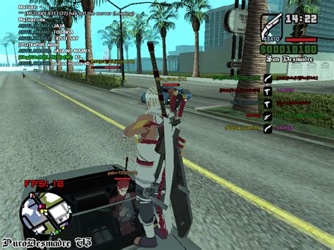 Gta Mundo Anime Server Samp San Andreas Multiplayer Estilo Anime