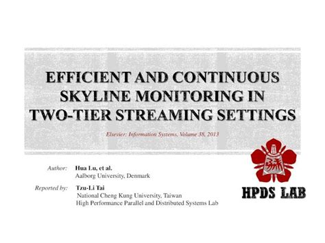 Pdf Efficient And Continuous Skyline Monitoring In Two Tier Streaming Settings Dokumentips