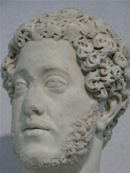 Portrait Of Roman Emperor Commodus Son Of Emperor Marcus Aurelius