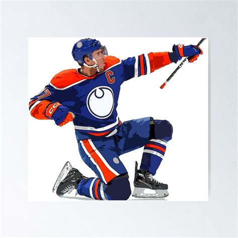 Connor Mcdavid Poster By Raffrasta Redbubble