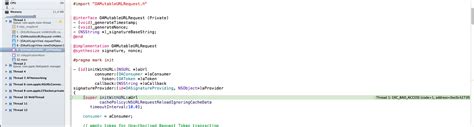 ios error exc bad access and unrecognised selector sent to instance