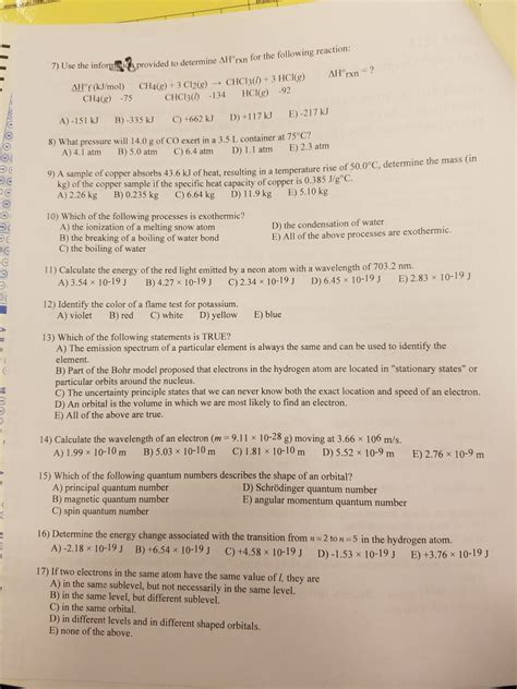 Solved Provided To Determine Ah Rxn For The Following