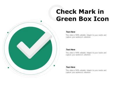 Green Check Mark Slide Team