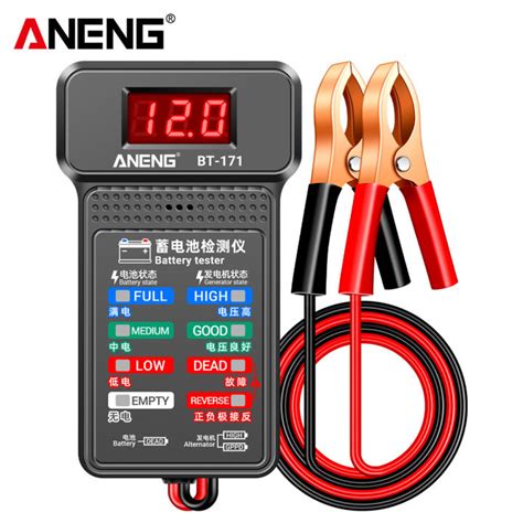 Aneng Bt 171 12v Digital Battery Tester Car Battery Indicator With