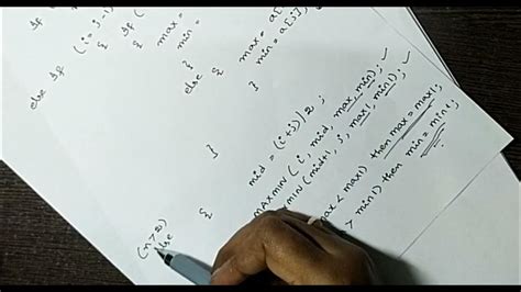 Finding Maximum And Minimumdivide And Conqueralgorithmdaatime