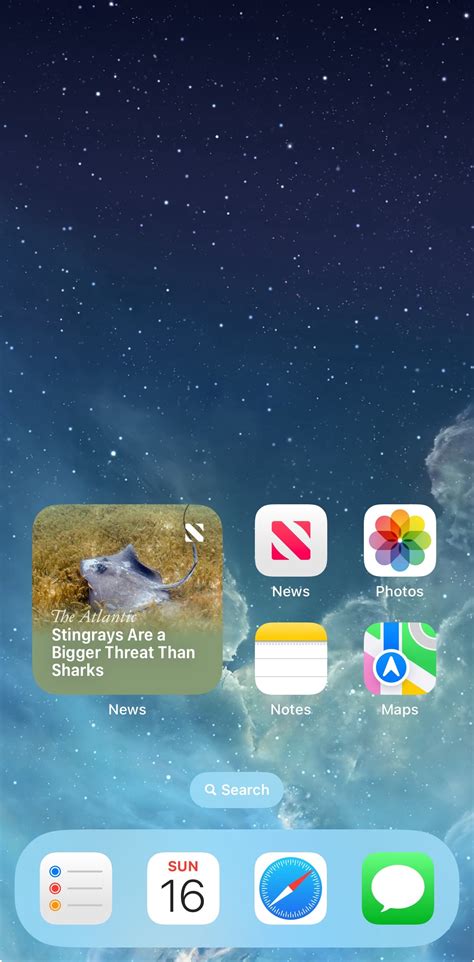 I Set Up My Ios18 Home Screen To Just Have Stuff On The Bottom But Now
