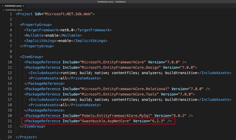 Vs Code Asp Net Core Web Api Todowebapi Swashbuckle