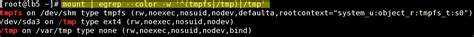 Linux Security Mount Tmp With Nodev Nosuid And Noexec Options