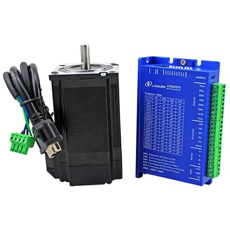 Phase NM NEMA Cnc Closed Loop Servo Stepper Motor Driver Kit With Encoder LCDA H LC H