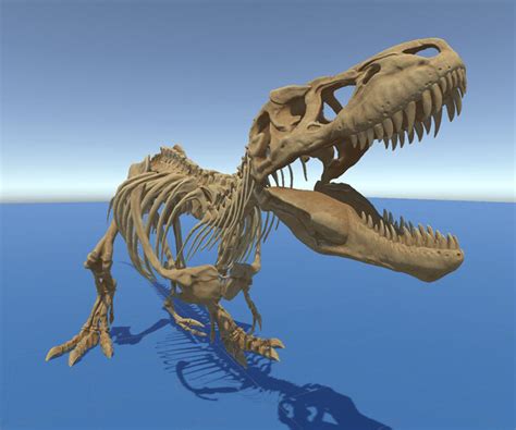 Artstation Trex Sue Skeleton Unreal Engine Unity Projects Game Assets
