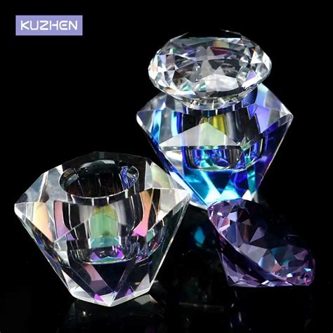 크리스탈 유리 아크릴 파우더 액체 네일 컵 접시 뚜껑 그릇 컵 홀더 장비 네일 도구 1pc아크릴 파우더 And 리퀴드 Aliexpress