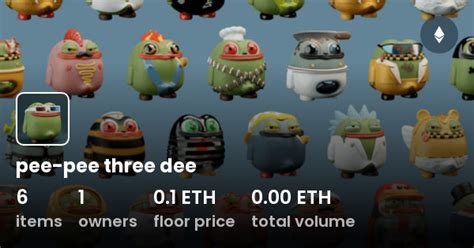 Pee Pee Three Dee Collection Opensea