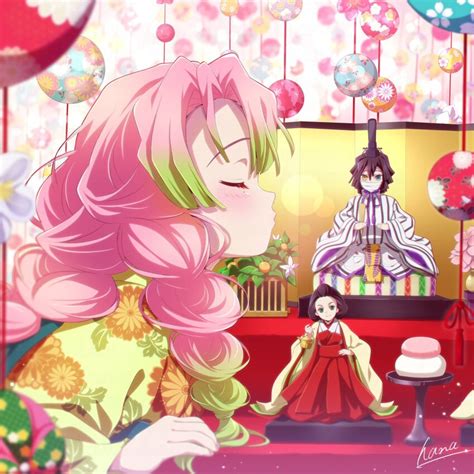 Hana Ni Nare Iguro Obanai Kaburamaru Kanroji Mitsuri Kimetsu No