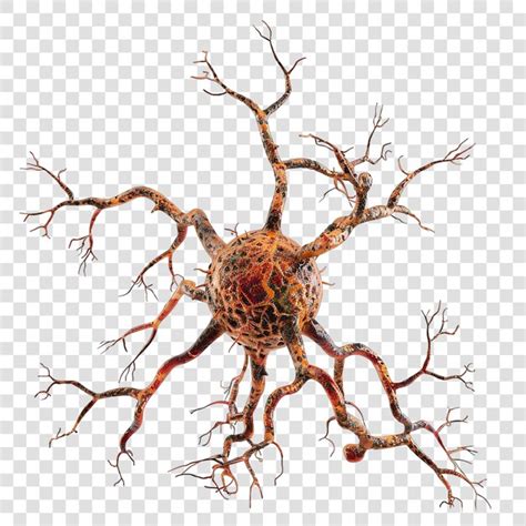Neuron Realistic Premium Ai Generated Psd