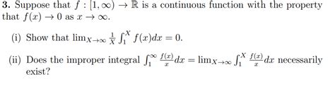 Solved Suppose That F R Is A Continuous Function Chegg