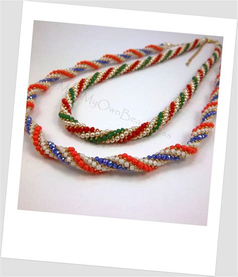 PDF Pattern Intro To Herringbone Spiral Herringbone Stitch Variation Tutorial Etsy