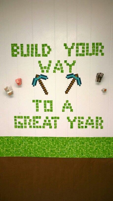 Minecraft Bulletin Board For Classroom