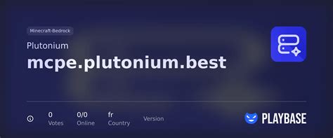 Mcpeplutoniumbest19132 Minecraft Bedrock Playbasepro