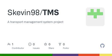 github skevin98 tms a transport management system project