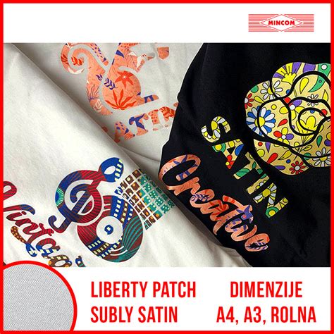 Liberty Patch Subli Satin Print Mincom D O O Novi Sad Veleprodaja