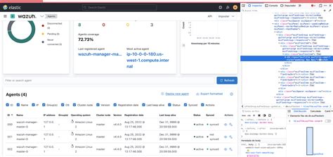 Release 440 Pre Rc1 Kibana Ui Regression Testing · Issue 5180 · Wazuhwazuh Dashboard