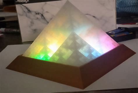 Bill Kerr Sierpinski Pyramid Lamp