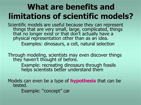 Ppt Scientific Modeling Powerpoint Presentation Free Download Id