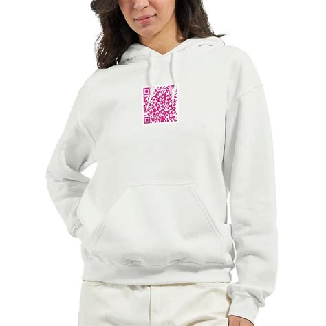 Personalized Qr Code Hoodie Print Your Own Qr Shirt Custom Qr Code Shirt Couples T