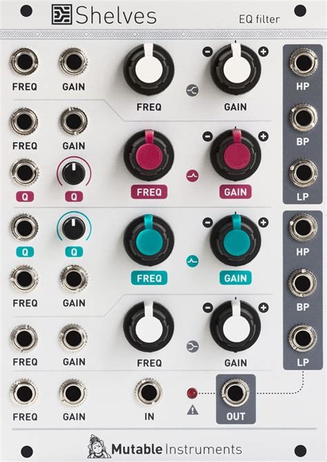 Mutable Instruments Shelves 2015 Eurorack Module On Modulargrid