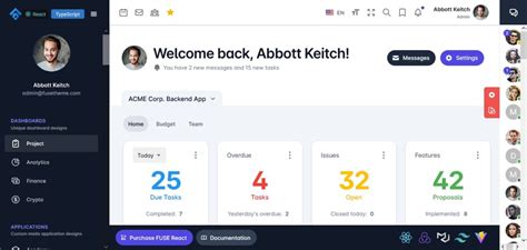 Best Responsive Admin Dashboard Templates Webprecis