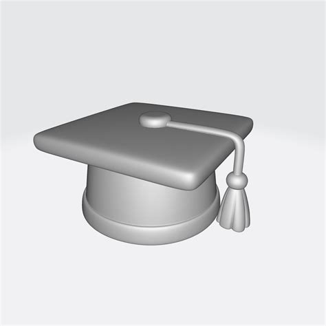🎓 Graduation Hat 1・ Stl File For 3d Printing・cults
