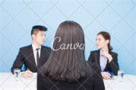 Businesspeople With Interview Photos By Canva