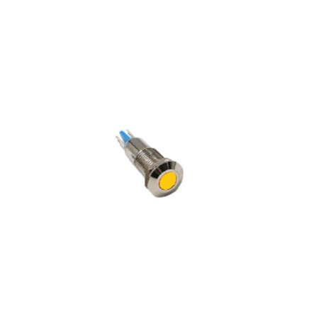Yellow V Mm LED Metal Indicator Light Buy Online At Low Price In India ElectronicsComp Com