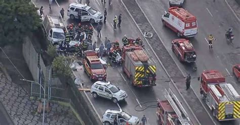 Acidente No Minhocão Em São Paulo Deixa Mortos E Feridos