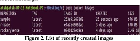 Figure 2 From Distributed Data Analysis With Docker Swarm Using R Semantic Scholar