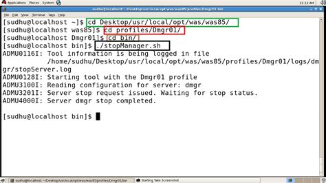 IBM WebSphere Application Server Start And Stop The Deployment Manager Dmgr In IBM WebSphere