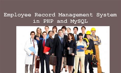 Employee Record Management System In Php And Mysql Mysql Php