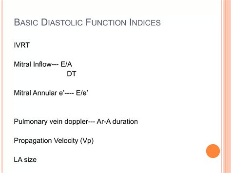 Diastolic Dysfunction 2016 Pptx