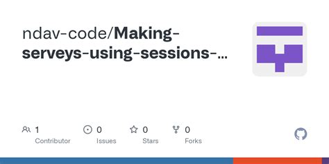Github Ndav Code Making Serveys Using Sessions In Flask