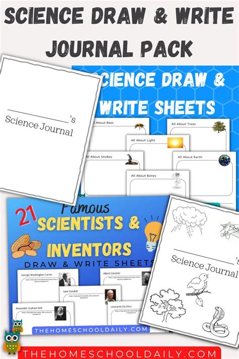 Science Draw And Write Journal Pack Journal Writing Science Journal Kinder Science