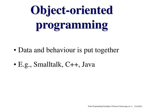 Some Programming Paradigms - ppt download
