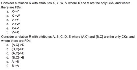 Solved In Each Of These Exercises Consider The Relation Chegg