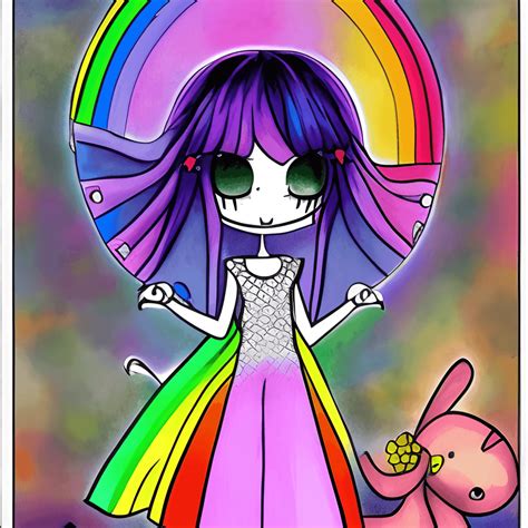 Rainbow Anime Chibi