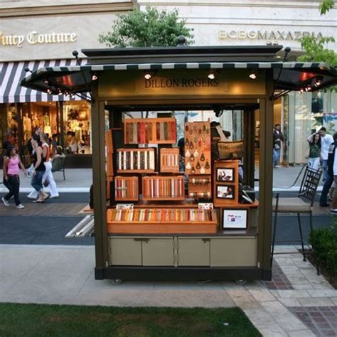 Glass And Acrylic Outdoor Retail Kiosk For Shopping Mall Retail Store