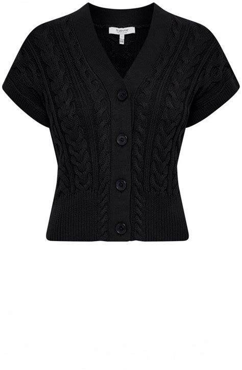 Byoung Omolca Black Knitted Pullover Waistcoats From Shirt Sleeves Uk