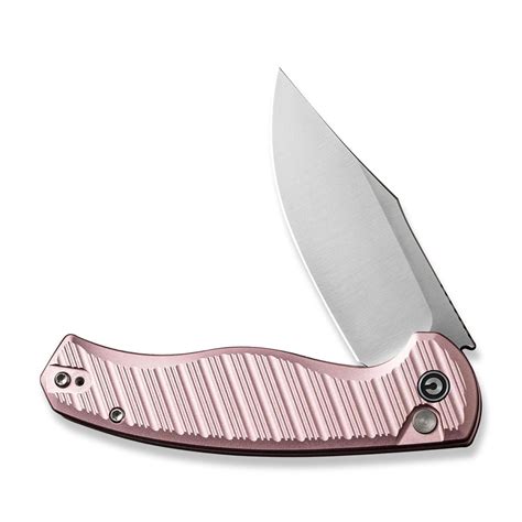 Civivi Stormhowl Button Lock Folding Knife Pink Satin C23040b 3