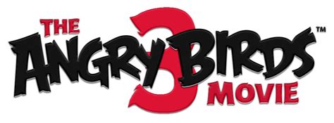 The Angry Birds Movie 3 My Fanmade Logo Png By Juanjocrespo On Deviantart