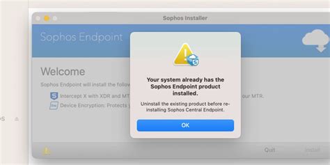 Mac Installation Failed Your System Already Has The Sophos Endpoint