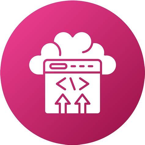 Premium Vector Vector Design Cloud Deployment Icon Style